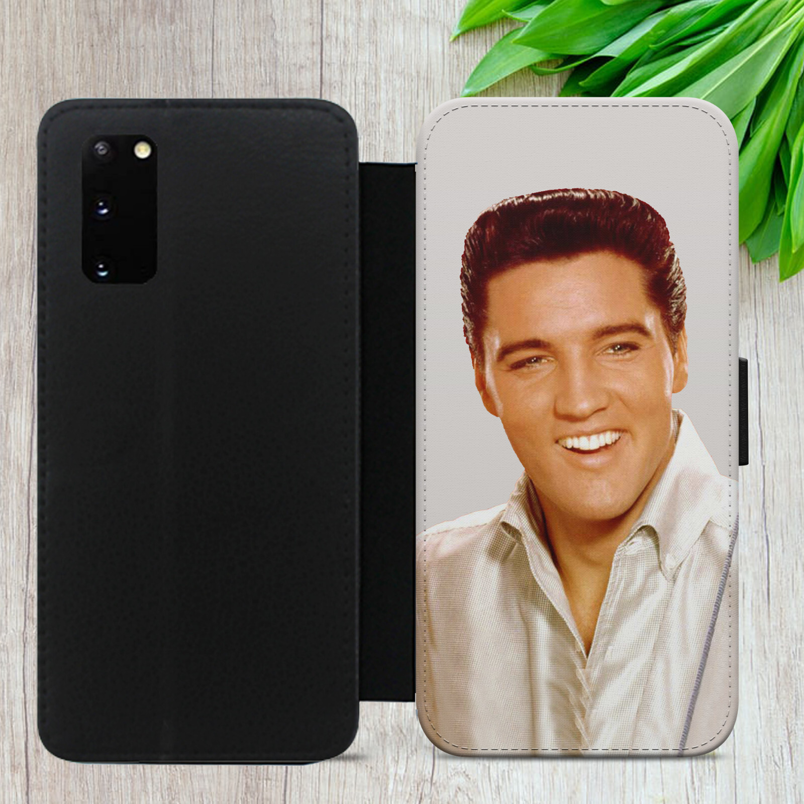ELVIS PRESLEY FLIP CASE FOR IPHONE SAMSUNG HUAWEI ROCK GIFT WALLET ...