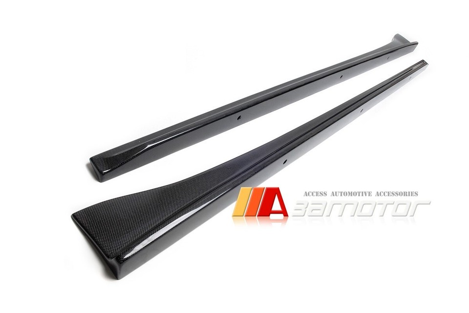 Carbon Fiber 3D Side Skirt Set fits BMW F12 F13 640i 650i M-Sport ...