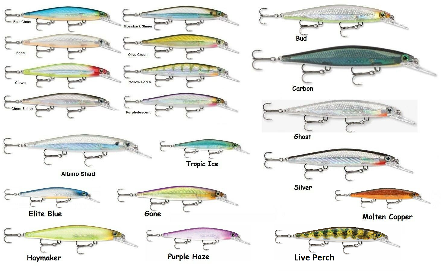 Rapala Shadow Rap 11 Deep Jerkbaits - Choice of Colors | eBay