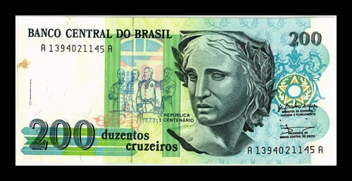 Dr Jim Stamps Banknote Brazil 200 Cruzeiros | eBay