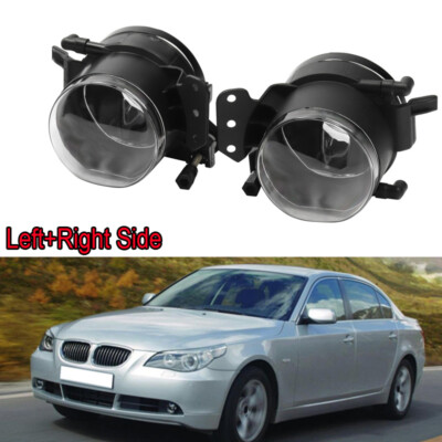 Pair For BMW 5 Series E60 525i Fog Light Fog Lamp Housing Front Bumper ...