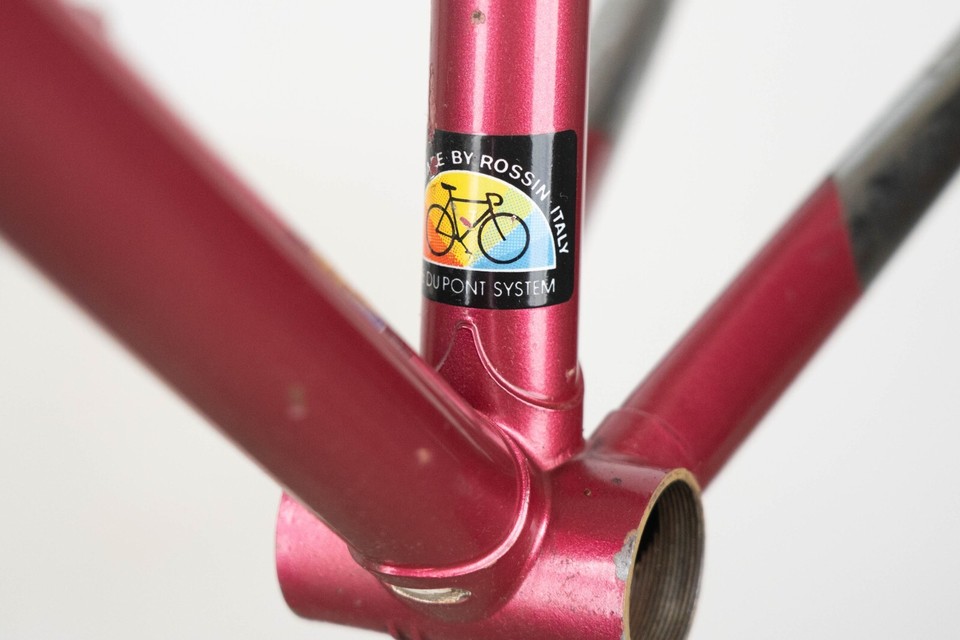 ROSSIN PERFORMANCE STEEL FRAME 90s VINTAGE ROAD COLUMBUS EL OLD ROAD ...