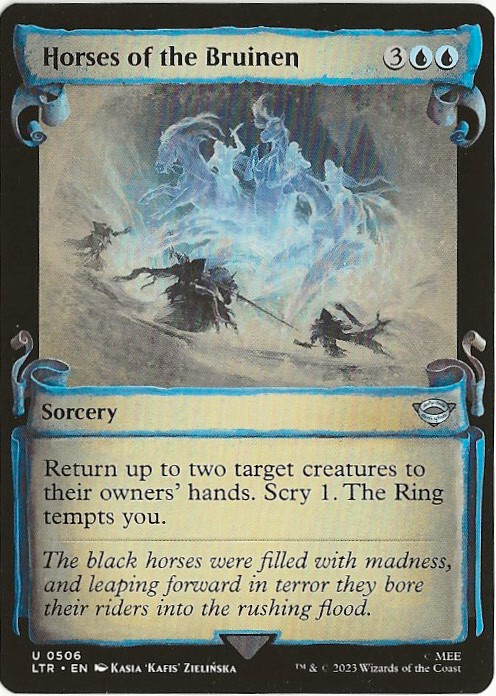 Horses of the Bruinen 506 Uncommon MTG Lord of the Rings Middle Earth ...