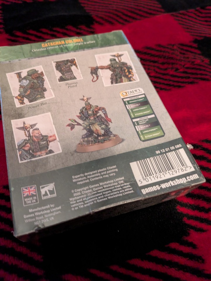 Warhammer 40K Astra Militarum Catachan Colonel New In Box | eBay
