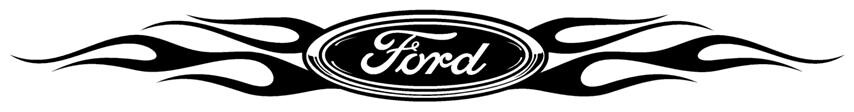 FORD tribal flames die cut Vinyl car decal sticker | eBay
