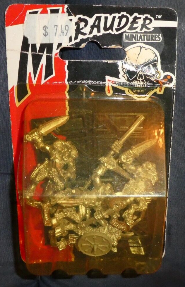 WARHAMMER MARAUDER MB94 4 Beastmen CITADEL METAL MINIATURES | eBay