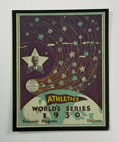 World Series Program Cover Card 1930 Philadelphia A's vs St. Louis ...