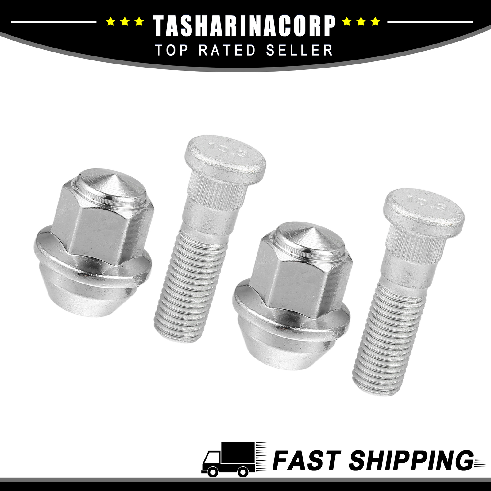 Piece of 1 No.CV6Z1012C M12 Wheel Lug Stud Bolts for Ford Fiesta Focus ...