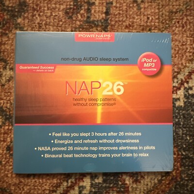 NAP26 - Non-drug Audio Sleep System (Audio CD) Powr Naps Brand New | eBay