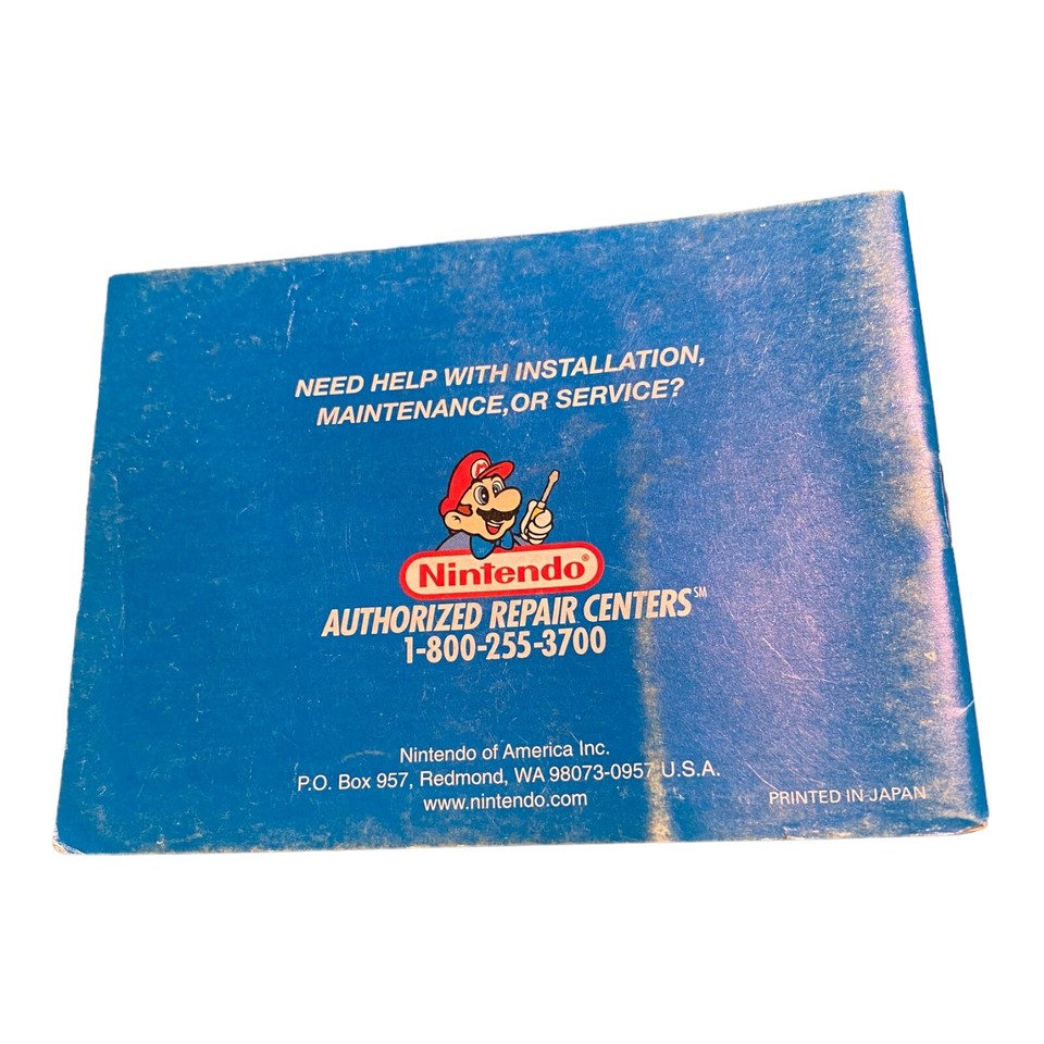Super Mario Bros. Deluxe Nintendo Game Boy Color Manual Only ...