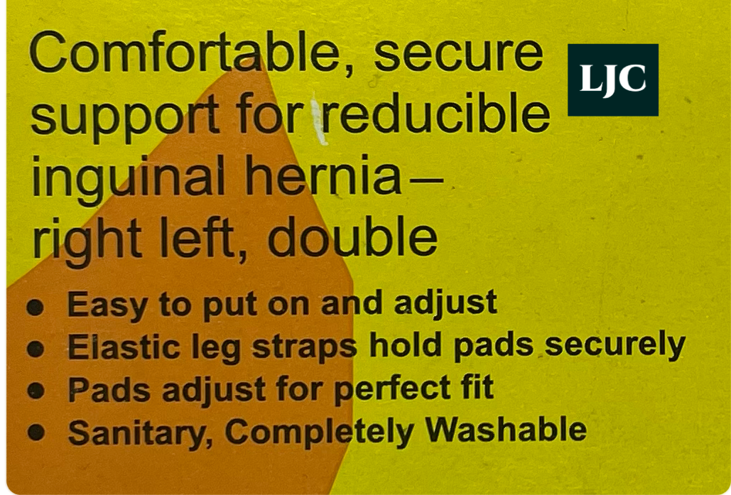 Hernia Support Belt Reducible Inguinal Truss Brace Removable pads ...