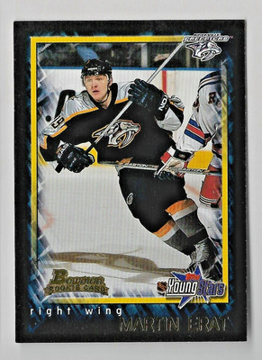 MARTIN ERAT 2002 BOWMAN YOUNG STARS ROOKIE CARD #126 PREDATORS RC | eBay