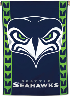 SEATTLE SEAHAWKS Front-On-Angry-Bird-Style Official NFL Team 28x40 ...