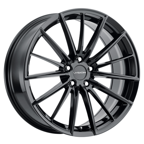 Vision 18x8 Wheel Gloss Black 473 Axis 5x120 +38mm Aluminum Rim | eBay
