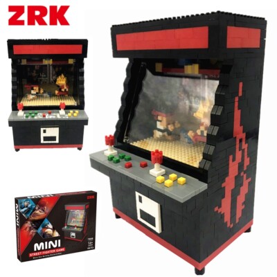 ZRK Arcade Street Fighter Game Machine DIY Diamond Mini Building Nano ...