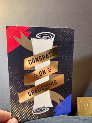Happy Graduation Card! Hallmark Congrats! Wishing You Good Luck Good ...
