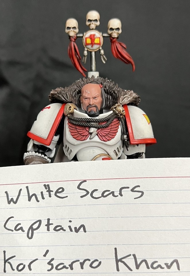 JoyToy White Scars Captain Kor'sarro Khan 1/18 Action Figure No Box | eBay