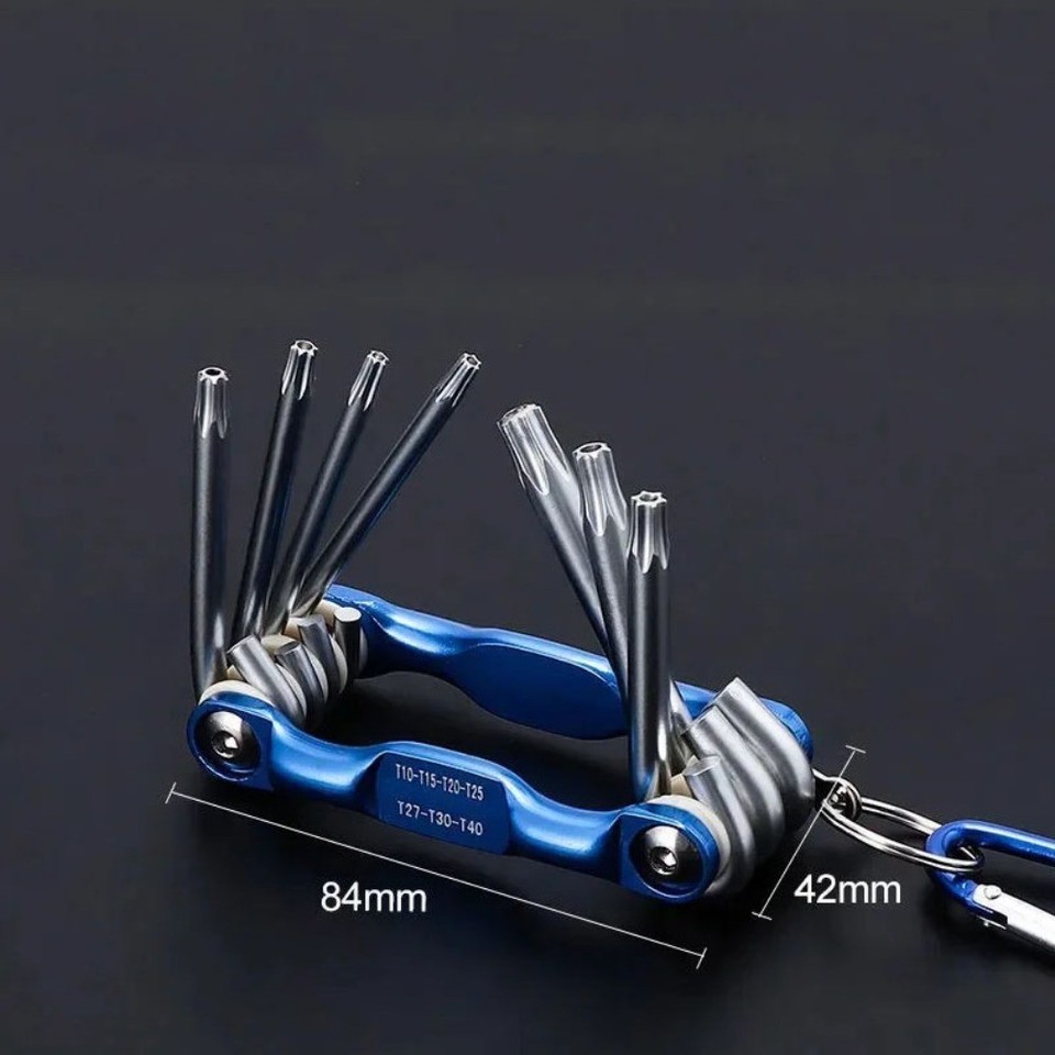 Folding Allen Wrench Set Hex Wrench Torx Hexagonal Spanner Removal Tool ...