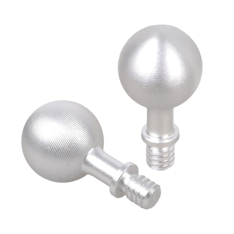 2 Units Aluminum 17mm Ball Head Mount Adapters for Action Camera ...