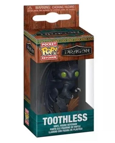 Funko Pocket Pop Keychain How to Train Your Dragon Toothless Brand New ...