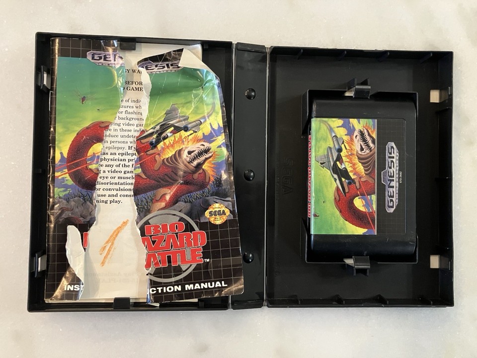 Bio Hazard Battle For Sega Genesis With Box, Manual, And Registration ...