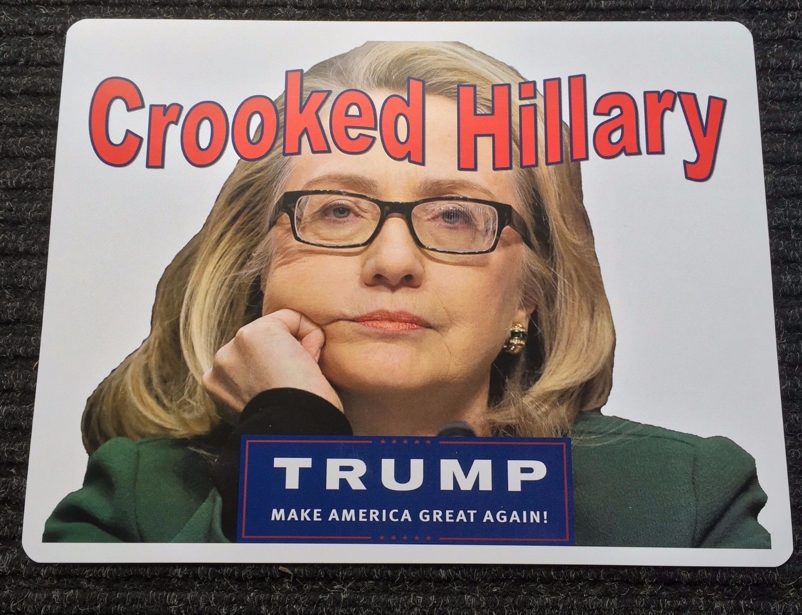 25 Donald Trump Crooked Hillary Presidential 25 Novelty Signs Lot 11" x ...