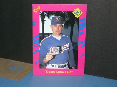 1990 Classic Pink Update Baseball---Nolan Knows Bo- | eBay