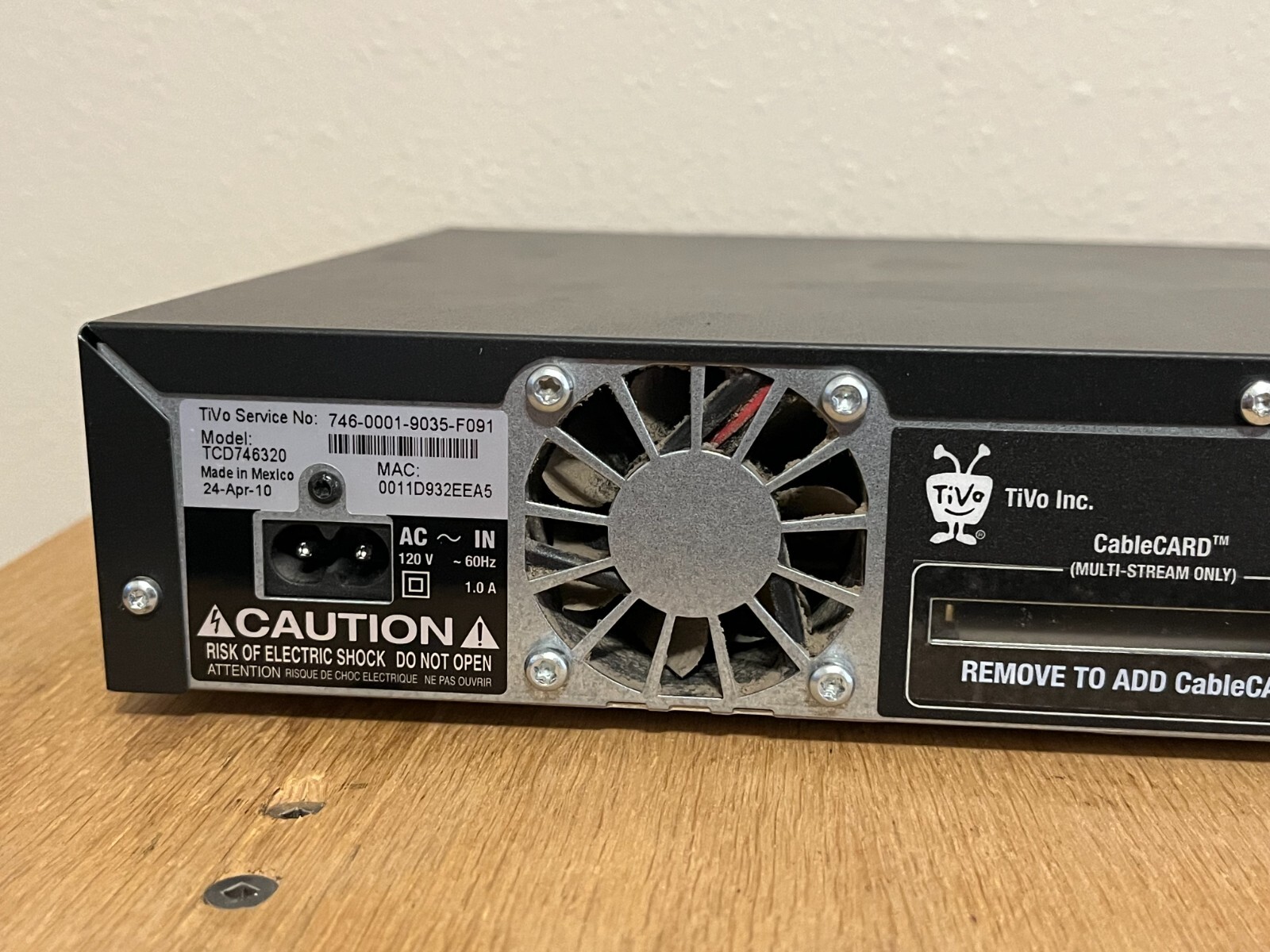 TIVO TCD746320 DVR Hard Drive Recorder - TV (Ti Vo) (Ti-Vo) Premiere ...