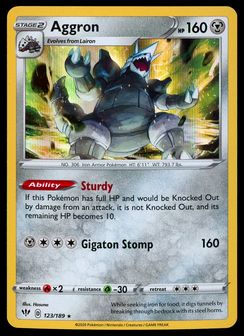 Aggron Card