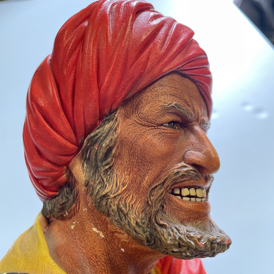 Bossoms Chalkware Wall Hanger Pathan Afghan Muslim Warrior Mountain ...