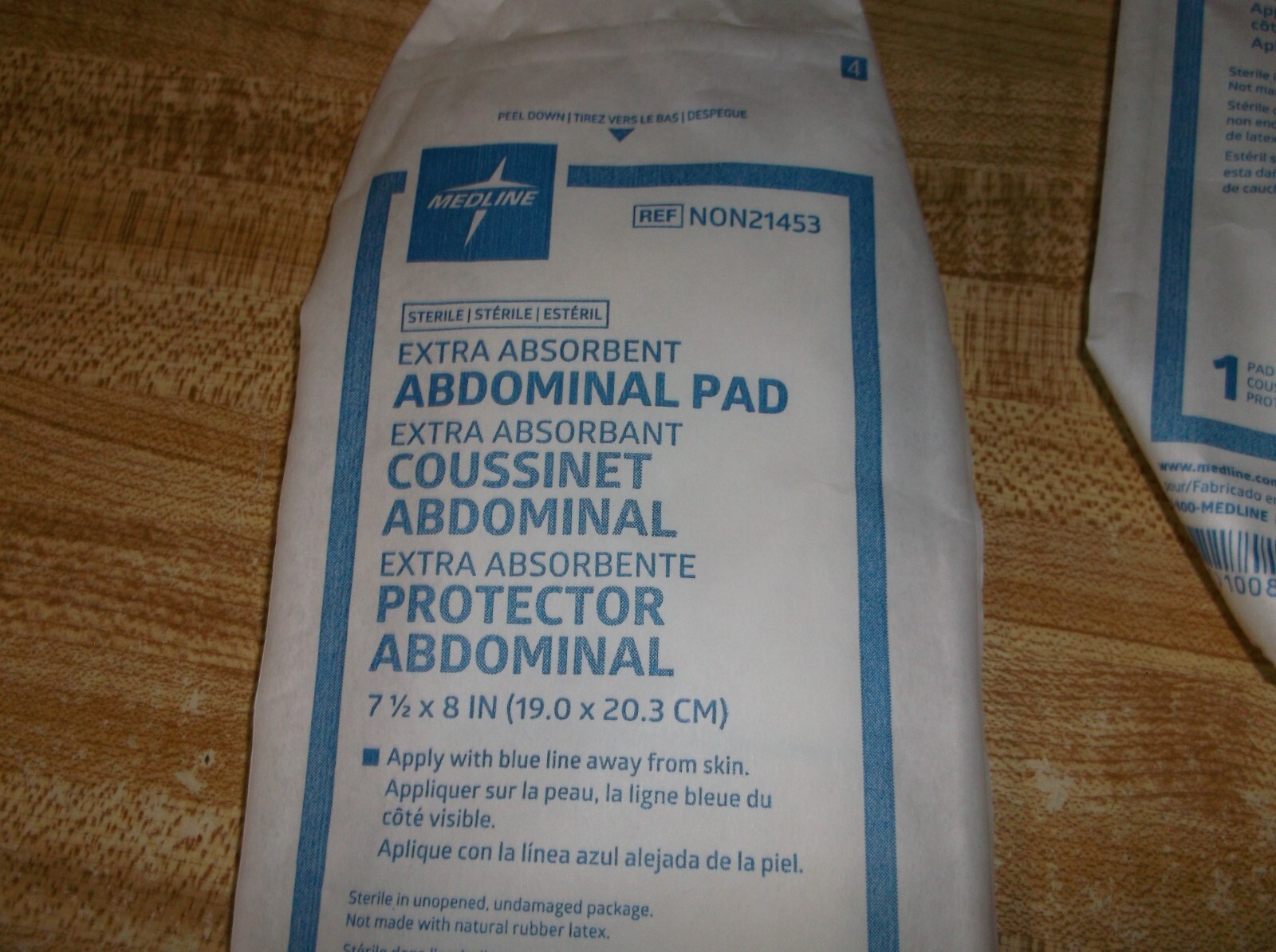Medline Sterile Extra Absorbent Abdominal Pad 7 1/2" " NON21453 for ...