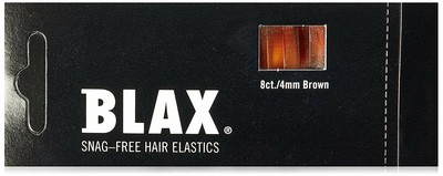 Blax Hair Elastics 4MM Brown, 8 Count 781580323191 | eBay