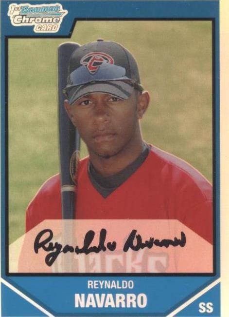 2007 Bowman Draft Picks & Prospects - Chrome Draft Picks Rey Navarro # ...