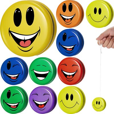 20 Pack Metal Smiley Faces Yo-Yos Party Favors for Kids Parties | eBay