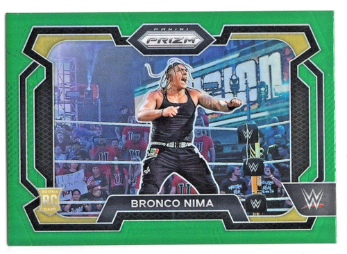 2024 Panini Prizm WWE - Bronco Nima #56 Green Prizm (RC) for sale ...