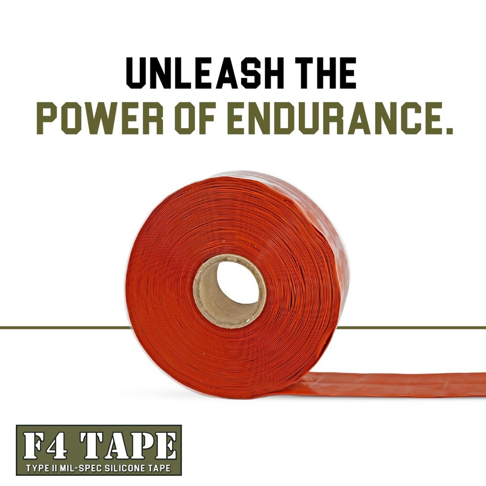 Bond It F4 Emergency Self-Fusing Silicone Tape, Repair Plumbing Red ...