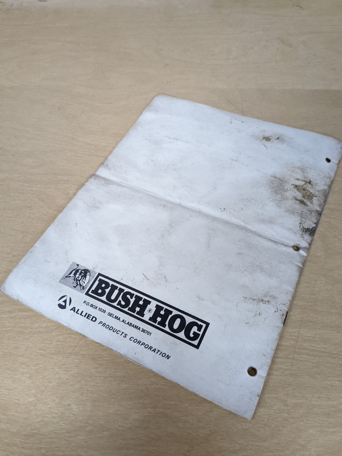 Bush Hog Model 207 Rotary Cutter Operator's Manual | eBay