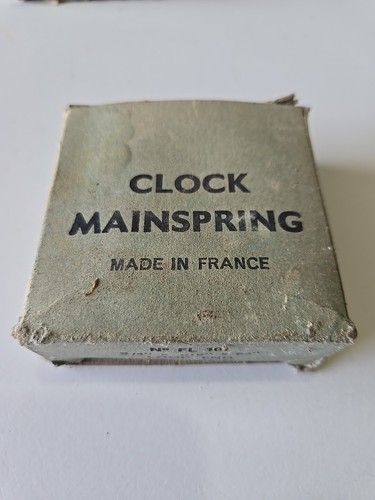 Vintage Mainspring Clock No FL 101( 3/4” X .018” X 96” ) NOS Made In ...