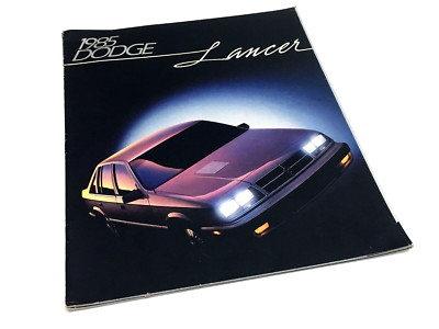 1985 Dodge Lancer ES Brochure | eBay