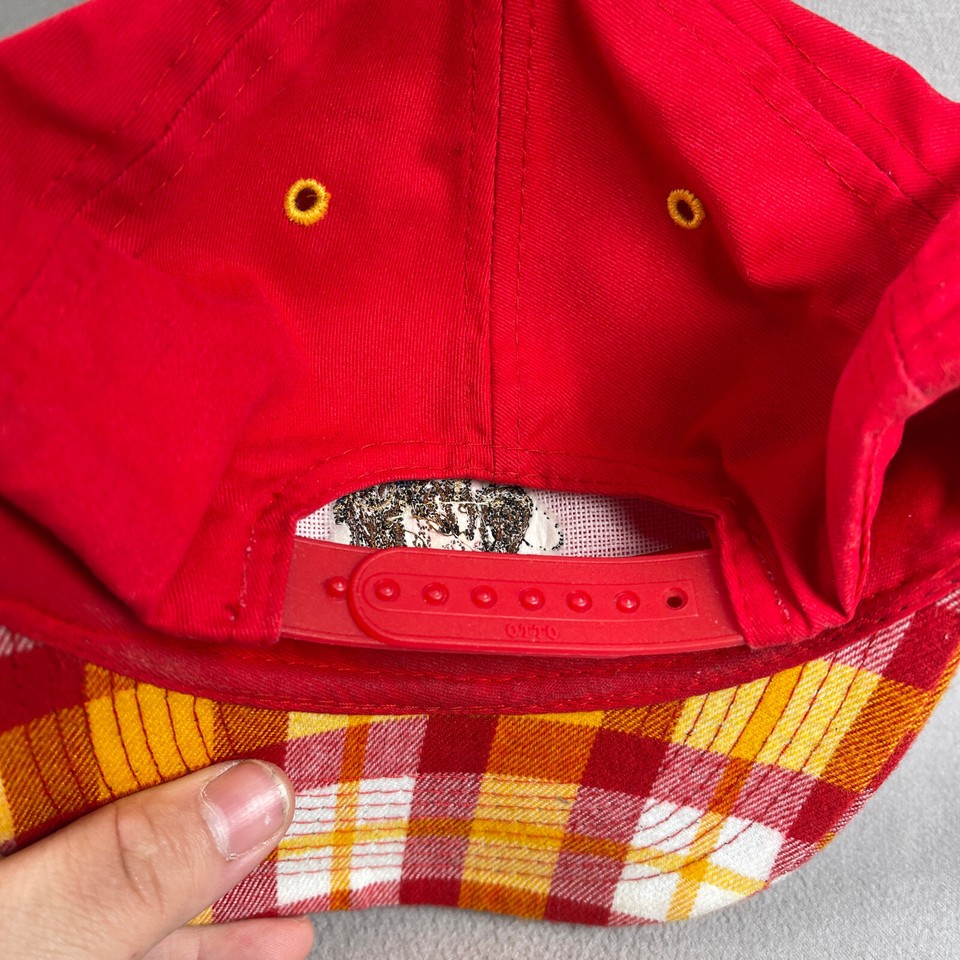 Oilmans Team Roping Hat Mens One Size Red Snapback Cap Texas Vintage ...