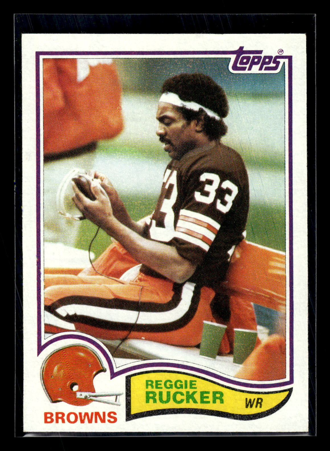 1982 Topps #72 Reggie Rucker "Set Break" Mint Cleveland Browns | eBay