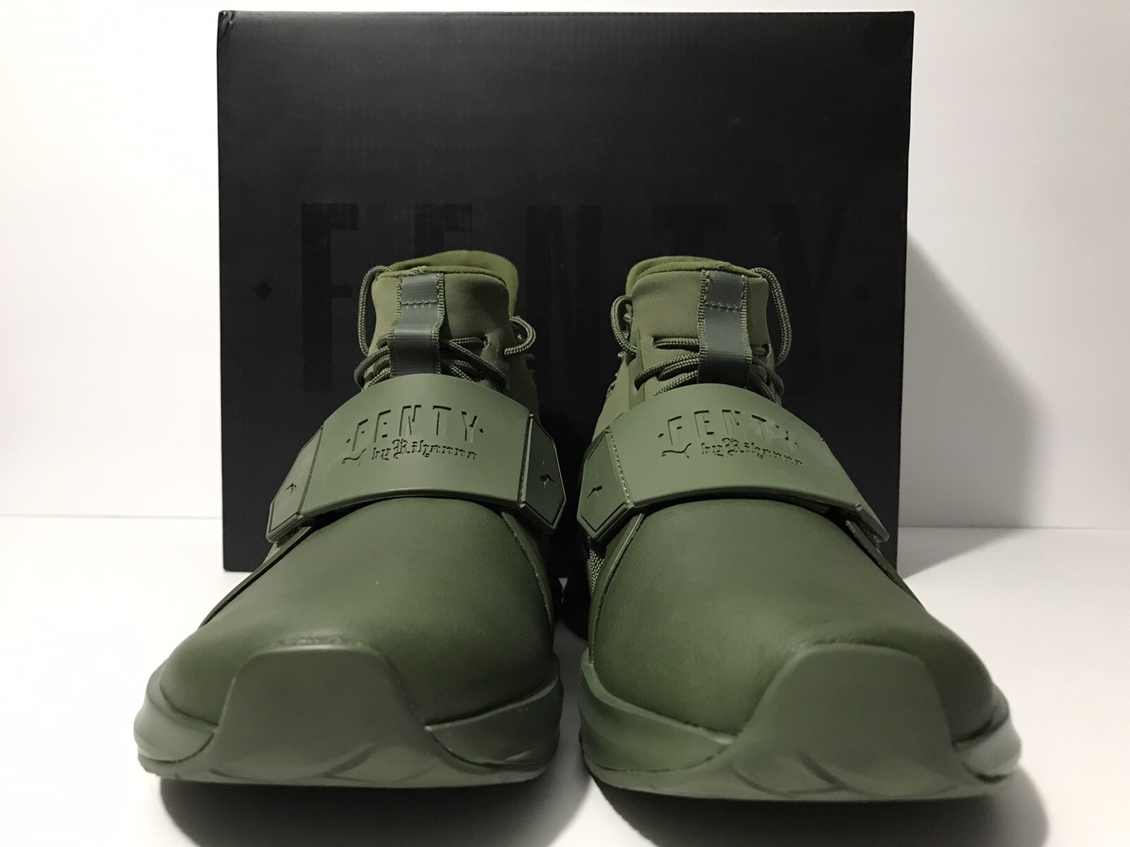 Puma Fenty X Wmns Trainer Hi 'Cypress' Olive/Cypress/Green 190398-02 Sz ...