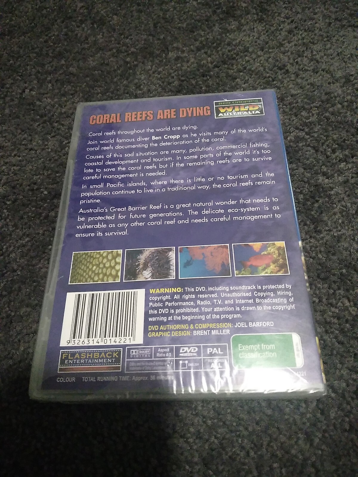 Ben Cropp's Wild Australia Coral Reefs Are Dying DVD Region All | eBay