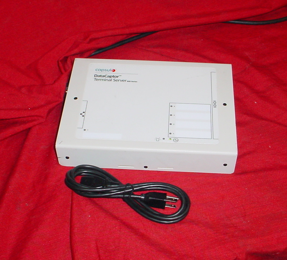 Capsule Data Captor Medical Terminal Server 400 Series A-01-001-003-01 ...
