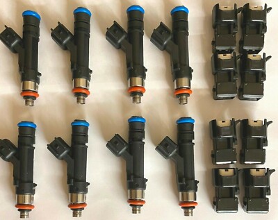 80LB INJECTORS LS1 LT1 MUSTANG CAMARO CORVETTE FIREBIRD COBRA 12 OHM | eBay