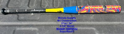 2016 MONSTA SUPAFLY M1 - 27oz / 34" SLOWPITCH SOFTBALL BAT MDL ...