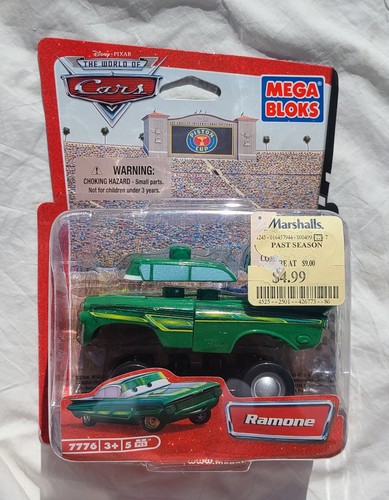 Mega Bloks Disney Cars Ramone # 7776 Green 2008 New Sealed with Package ...