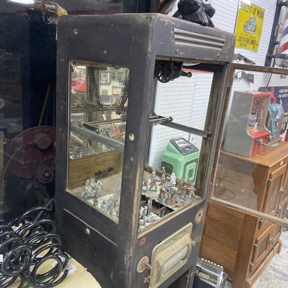 Antique STAR ELECTRO HOIST CLAW CRANE DIGGER Arcade Pinball Machine WE ...