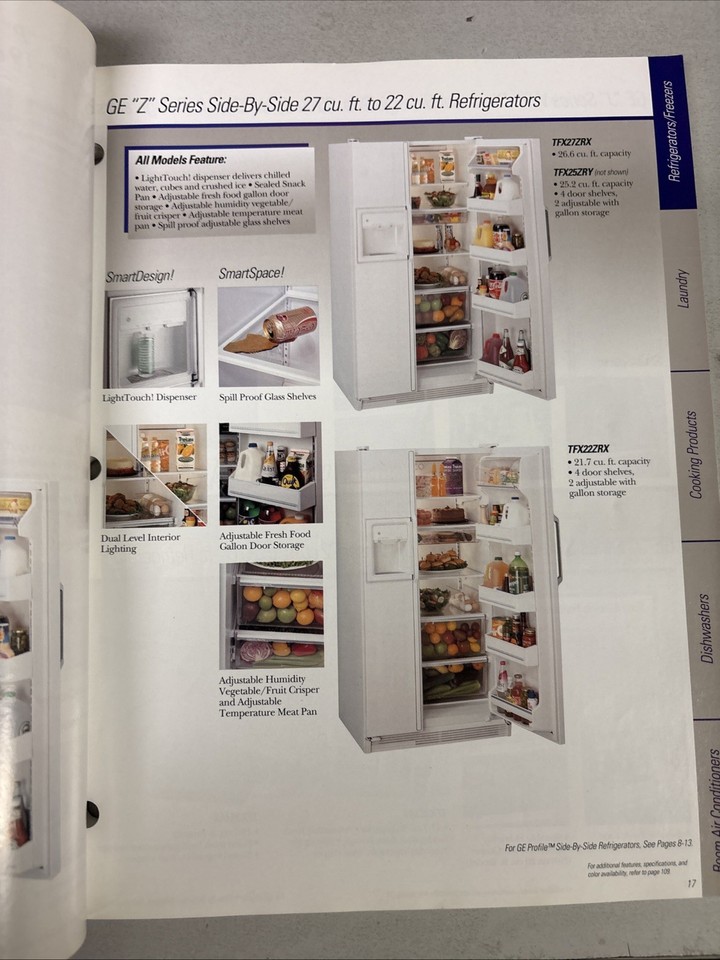 GE Showcase A Selection Of GE Profile And GE Appliances Fall 1996. | eBay