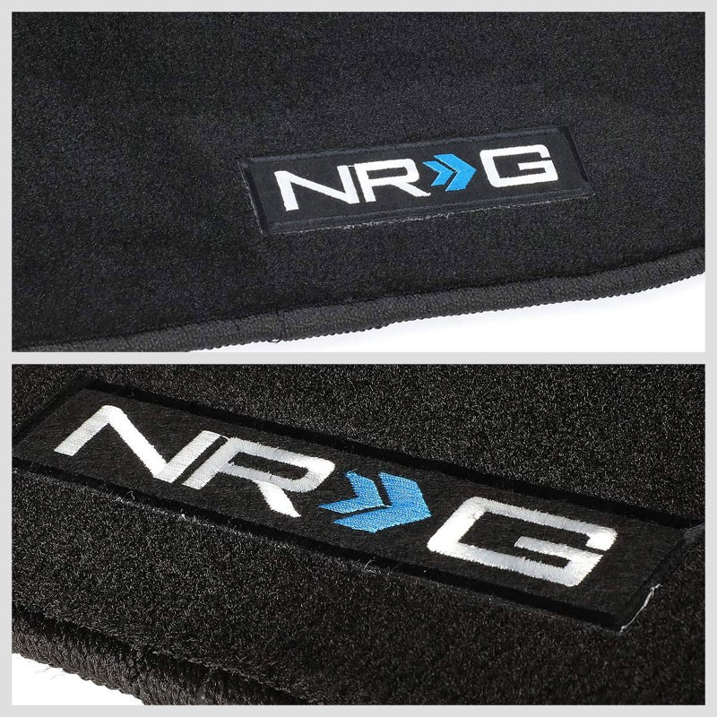 FMR-400NRG NRG Logo Front/Rear Floor Mats Carpet Pads For 04-07 Subaru ...
